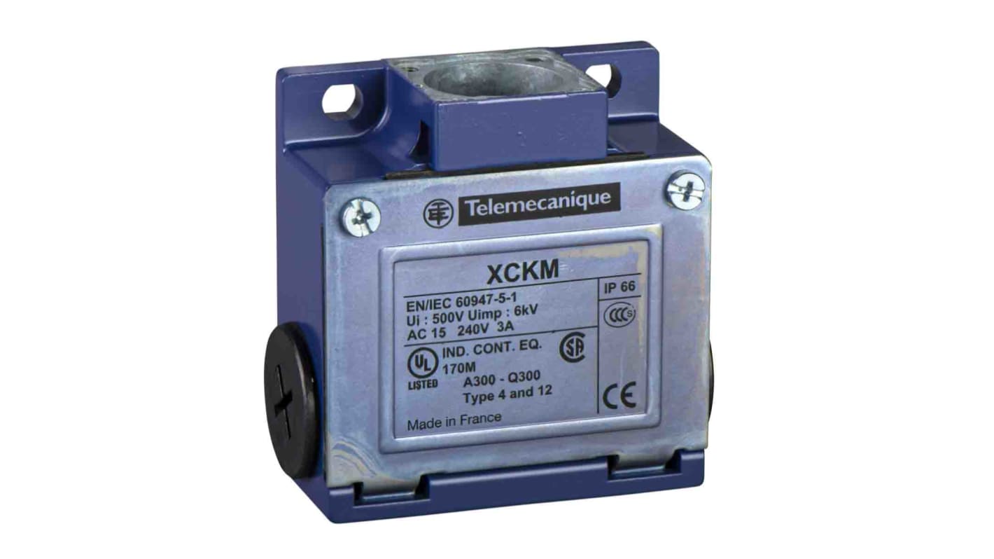 ZCKM7 | Telemecanique Sensors ZCKM Series Limit Switch, 2NC, IP66, 2P, Metal Housing, 240V ac ...