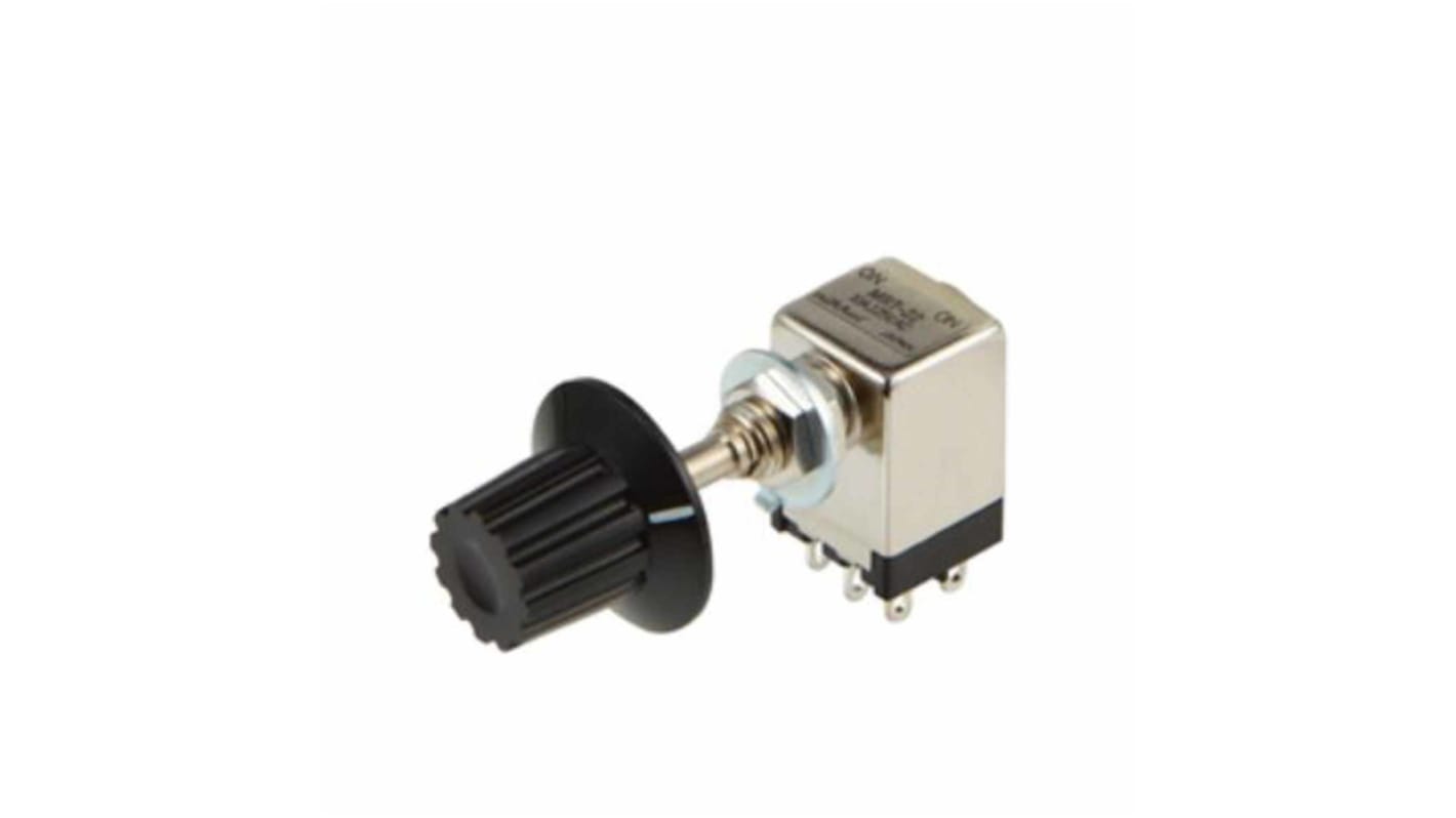 MRT22-A | NKK Switches MR, 2 Position DPDT Rotary Switch, 4 DC, 10 AC ...