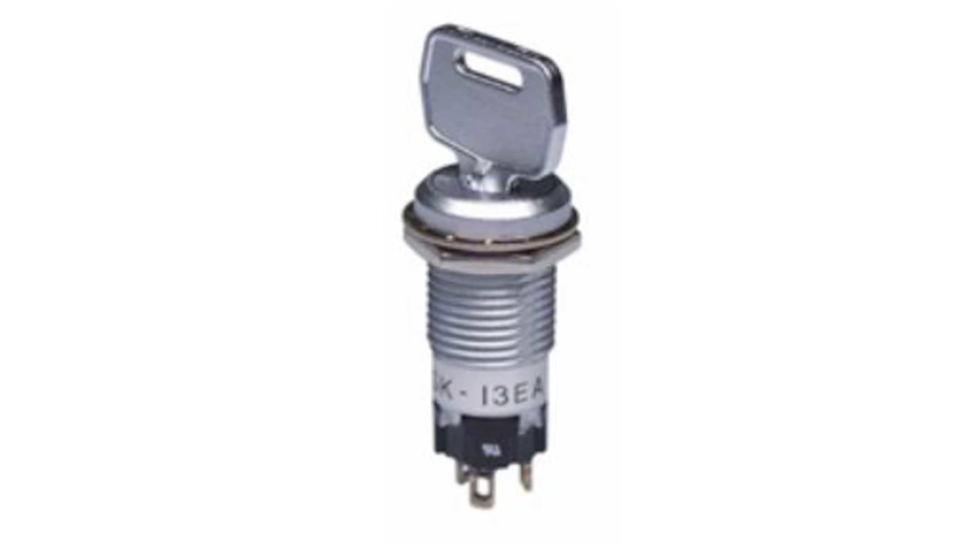 SK13EAW01 | Keylock Switch, SPDT, 3 A 3-Way | RS