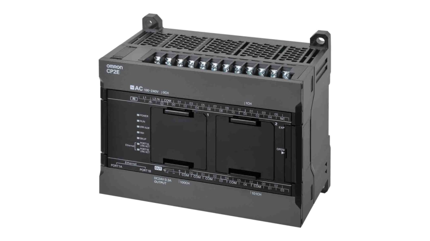 CP2E-N30DR-D | Omron CP2E Series PLC CPU for Use with CP2E Series, Relay Output, 18-Input ...