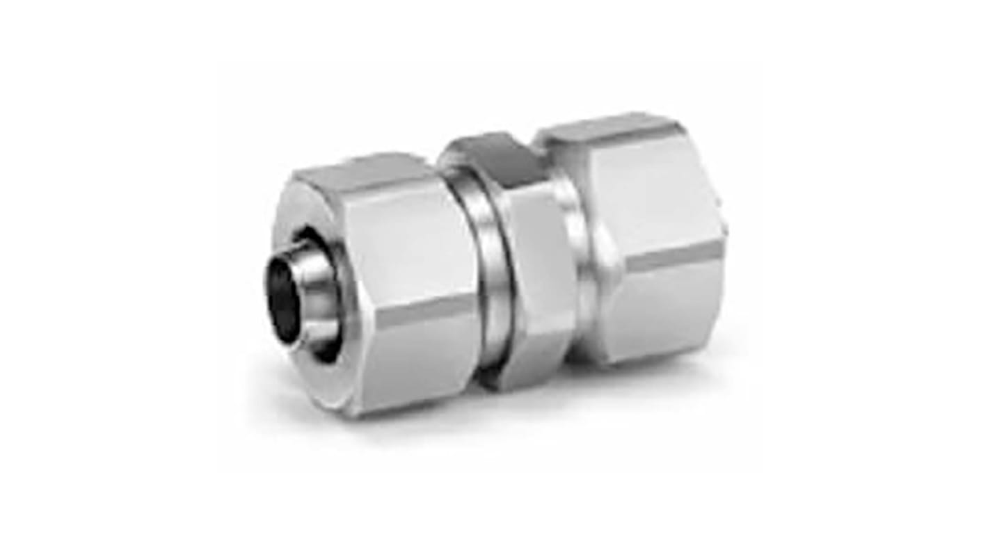 KFG2H0604-00 | SMC KFG2 Series Straight Tube-to-Tube Adaptor, Push In 6 ...