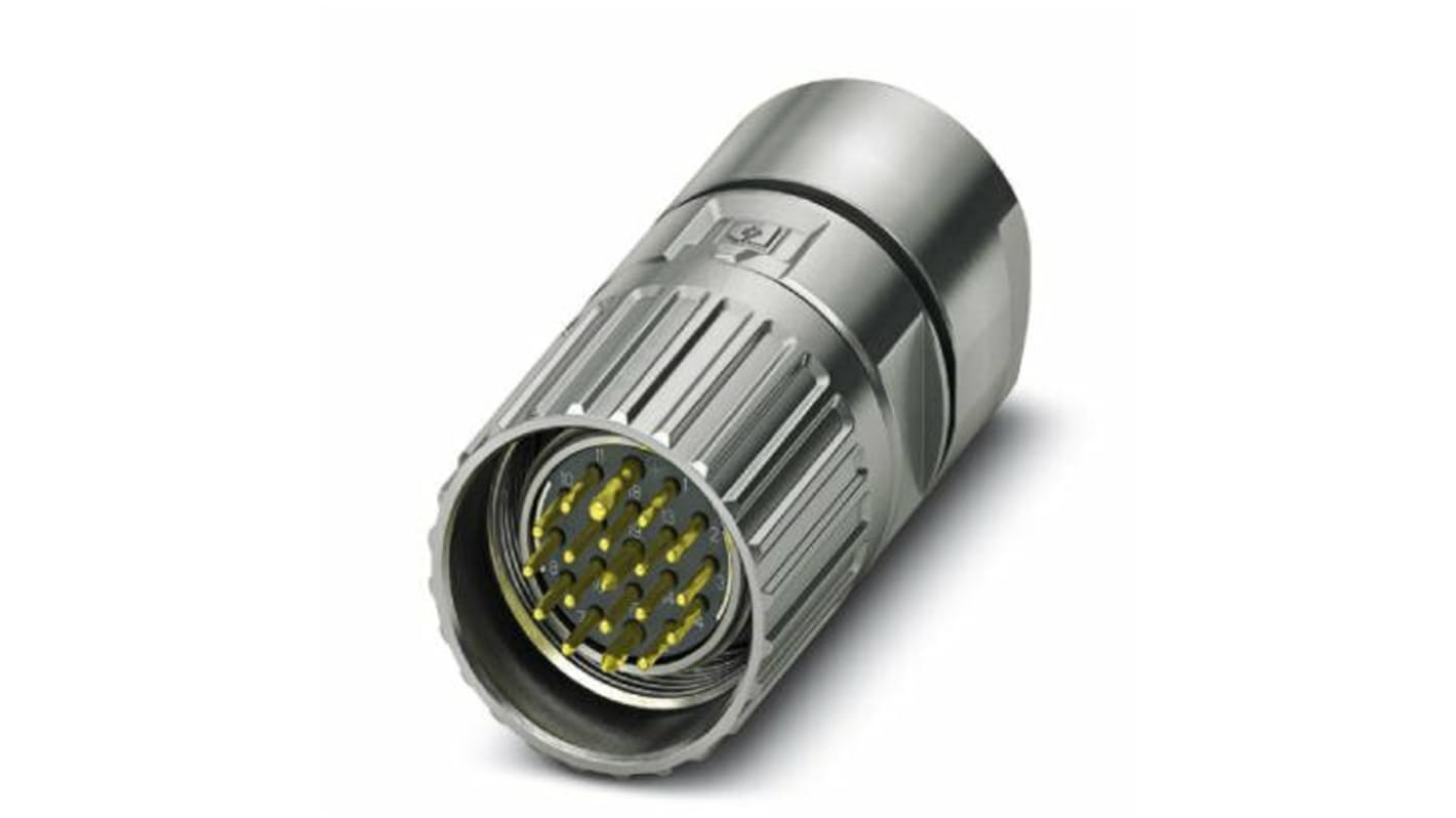 1629194 | Phoenix Contact Circular Connector, 16 + 2 + PE Contacts ...