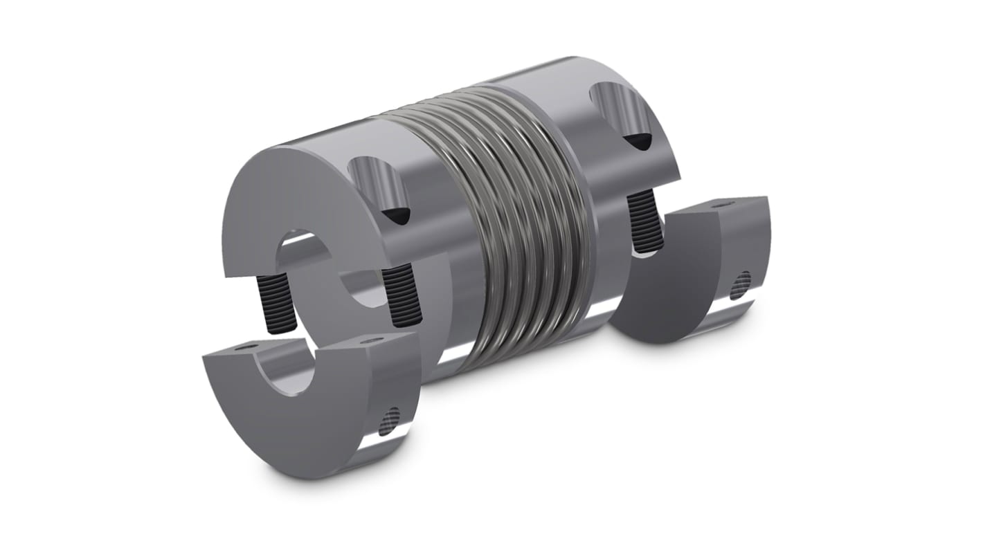 593.56.4646 | Huco Bellows Coupling, 56mm Outside Diameter, 19mm Bore ...