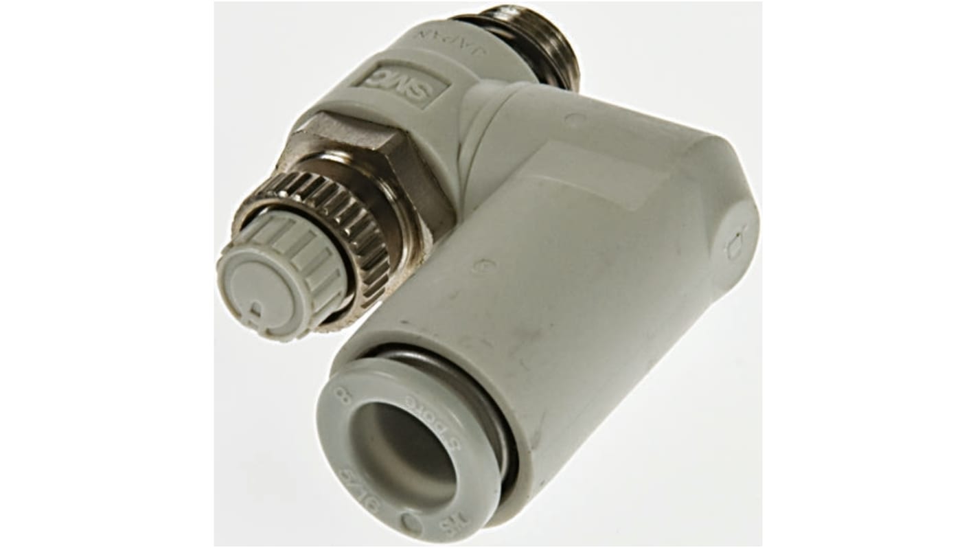 AS2301F-U01-08 | SMC AS Series Threaded Flow Regulator x 8mm Tube ...