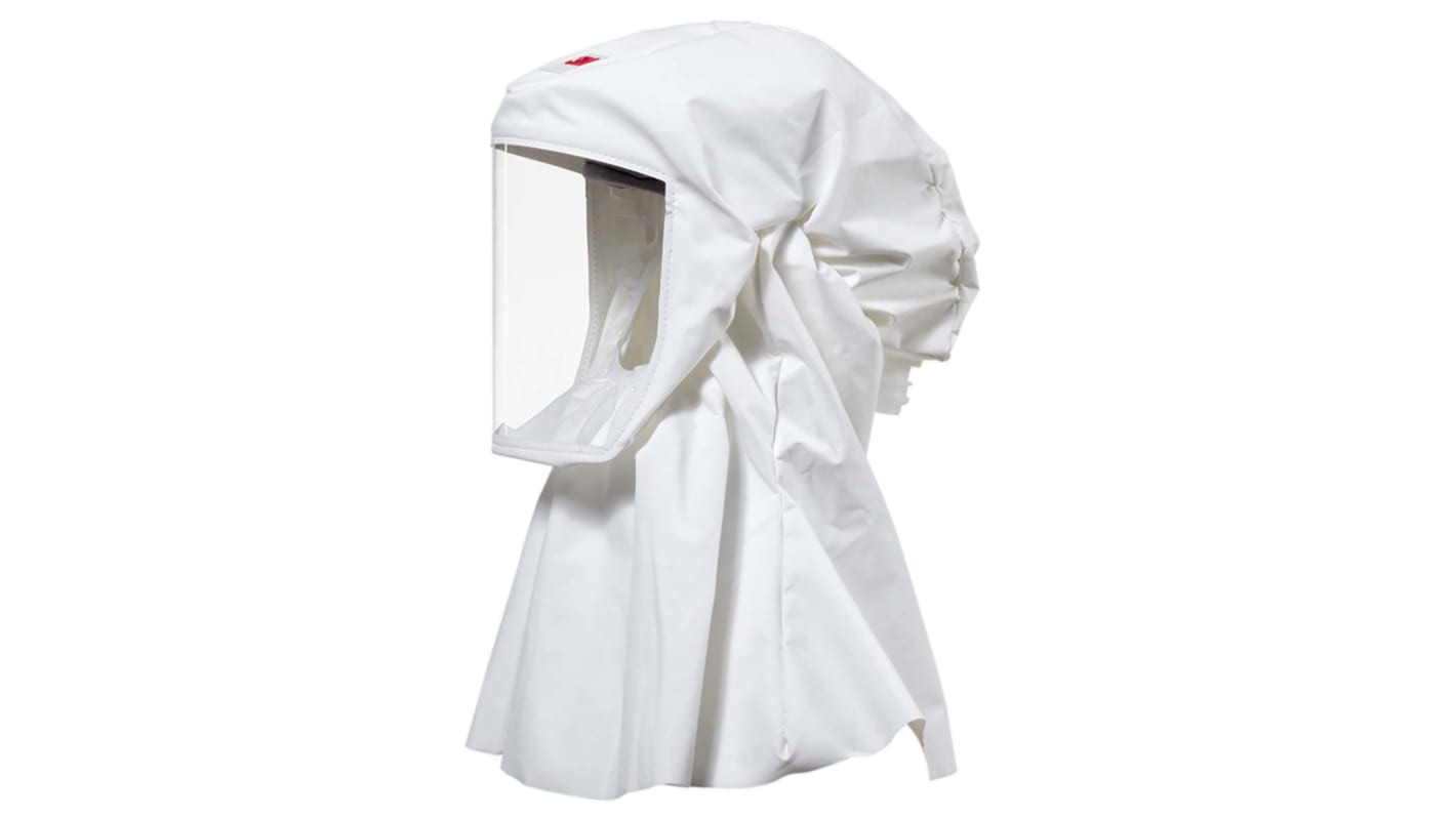 3M S-533L White No Polyurethane Protective Hood, Resistant to Dust ...