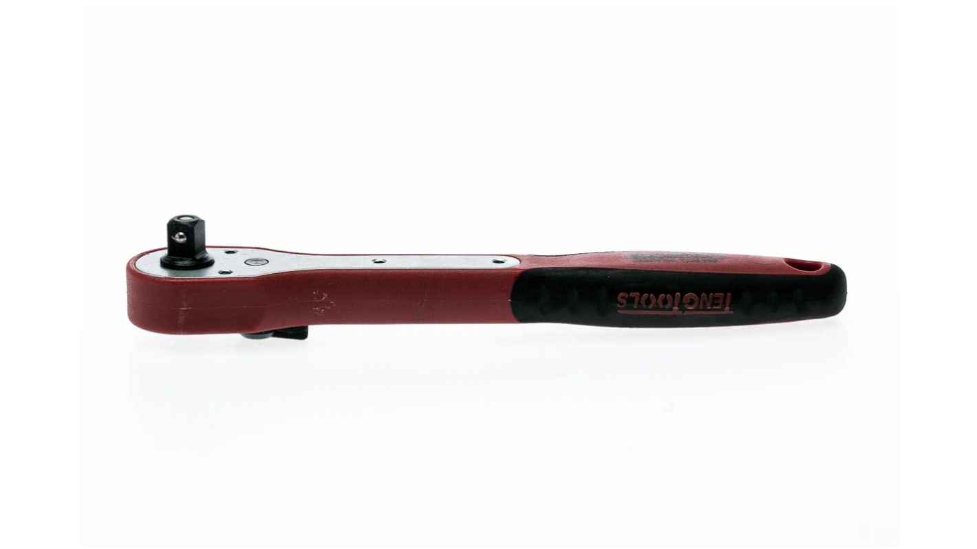 1400FRP | Teng Tools 1/4 in Square Ratchet with Ratchet Handle, 26 mm ...