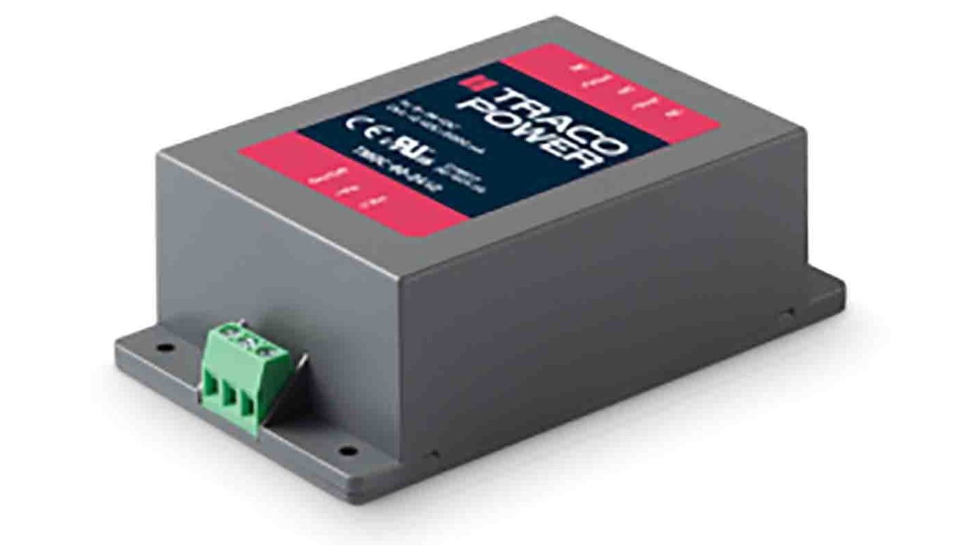 TEP 100-2415WIR-CMF | TRACOPOWER TEP 100 DC-DC Converter, 24V dc/ 4.2A Output, 18 → 36 V dc ...
