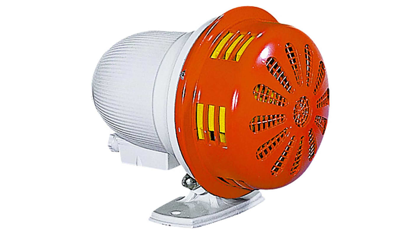 RS PRO Electronic Sounder, 24 V, 114dB at 1 m, DC, Single-Tone | RS