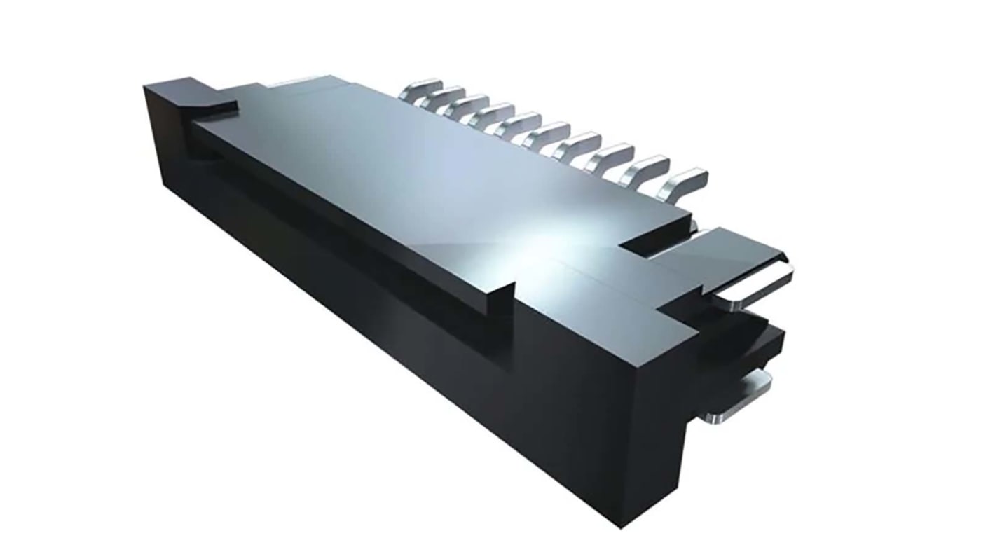 ZF1-25-01-T-WT | Samtec, ZF1 25 Way Horizontal Female Edge Connector ...