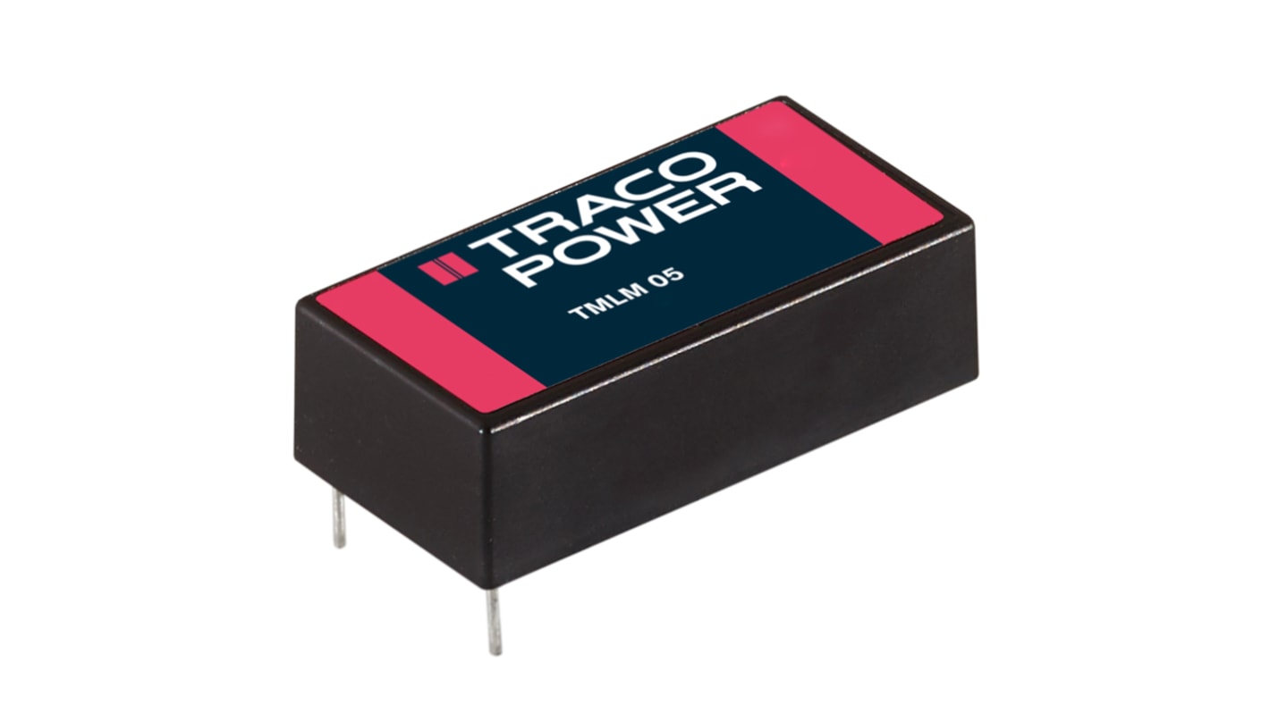 TRACOPOWER Switching Power Supply, TMLM 05112, 12V dc, 420mA, 5W, 1 ...