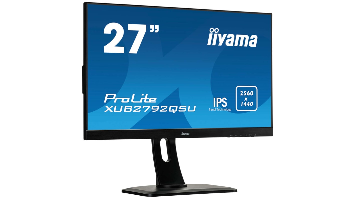 XUB2792QSU-B1 | iiyama ProLite 27in LED Monitor, 2560 x 1440pixels | RS