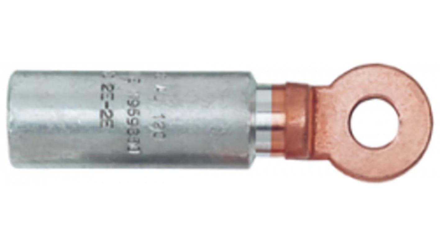 C4AU240 | MECATRACTION, C-AU Uninsulated Ring Terminal, M12 Stud Size ...