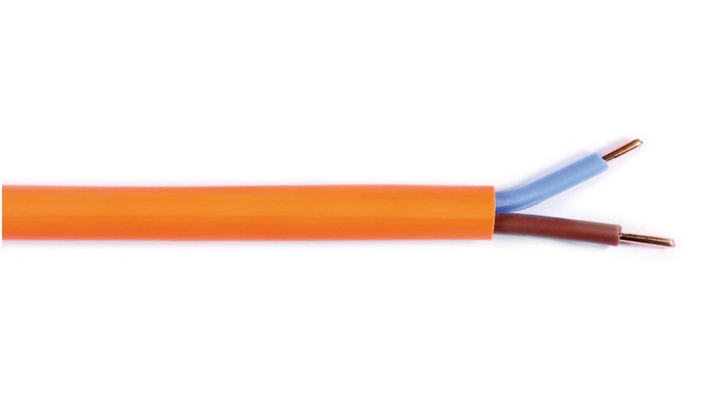 CRCA20150C100 | CAE Groupe Power Cable, 1.5 mm², 100m, Orange, 300/500 ...