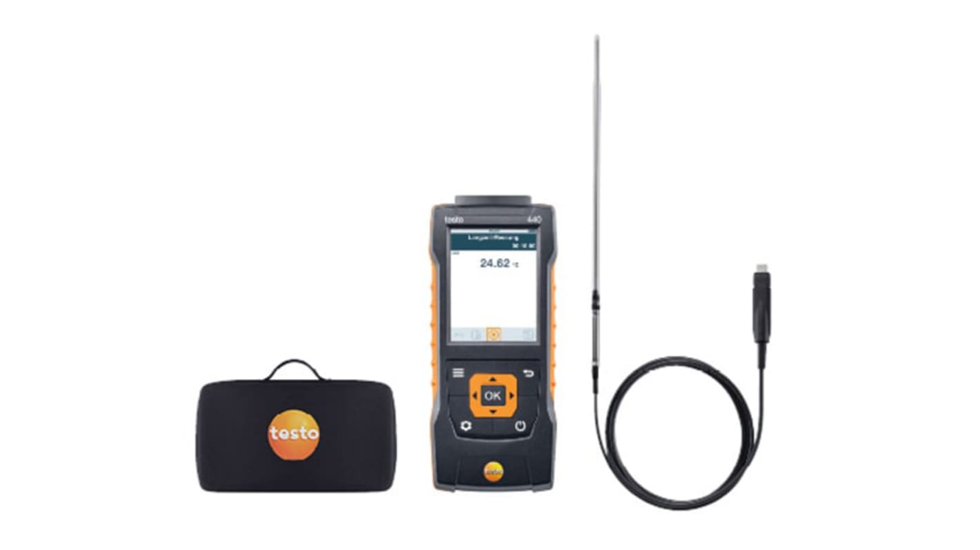 0563 4412 | Testo 440 Laboratory Kit Data Logging Air Quality Meter for ...