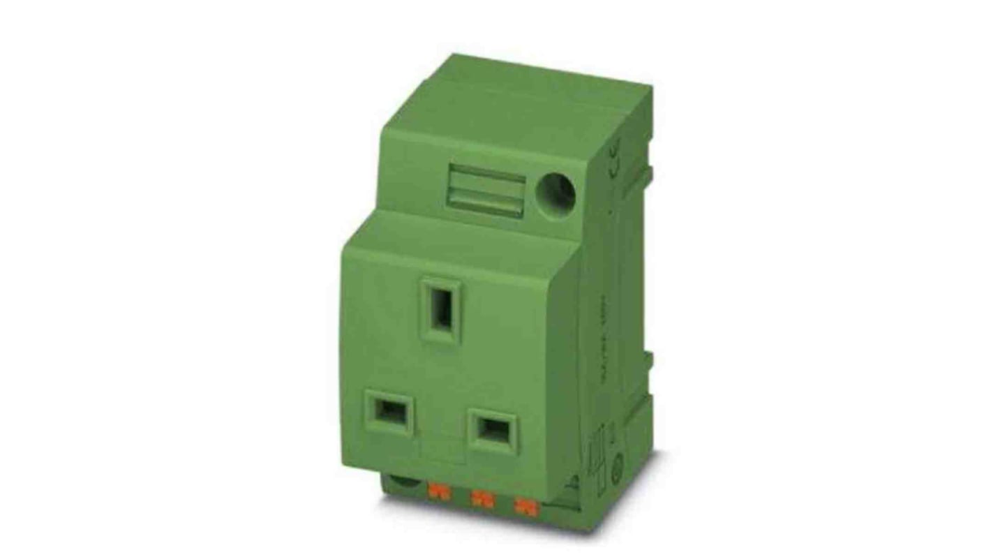 0804064 | Phoenix Contact Mains Sockets, 13A, DIN Rail, 250 V | RS