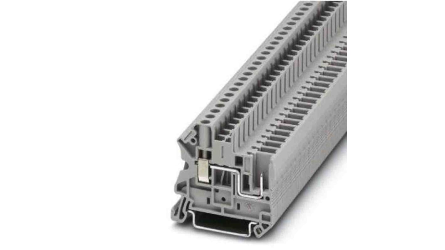 3045583 | Phoenix Contact UT 4 Series Grey Feed Through Terminal Block ...
