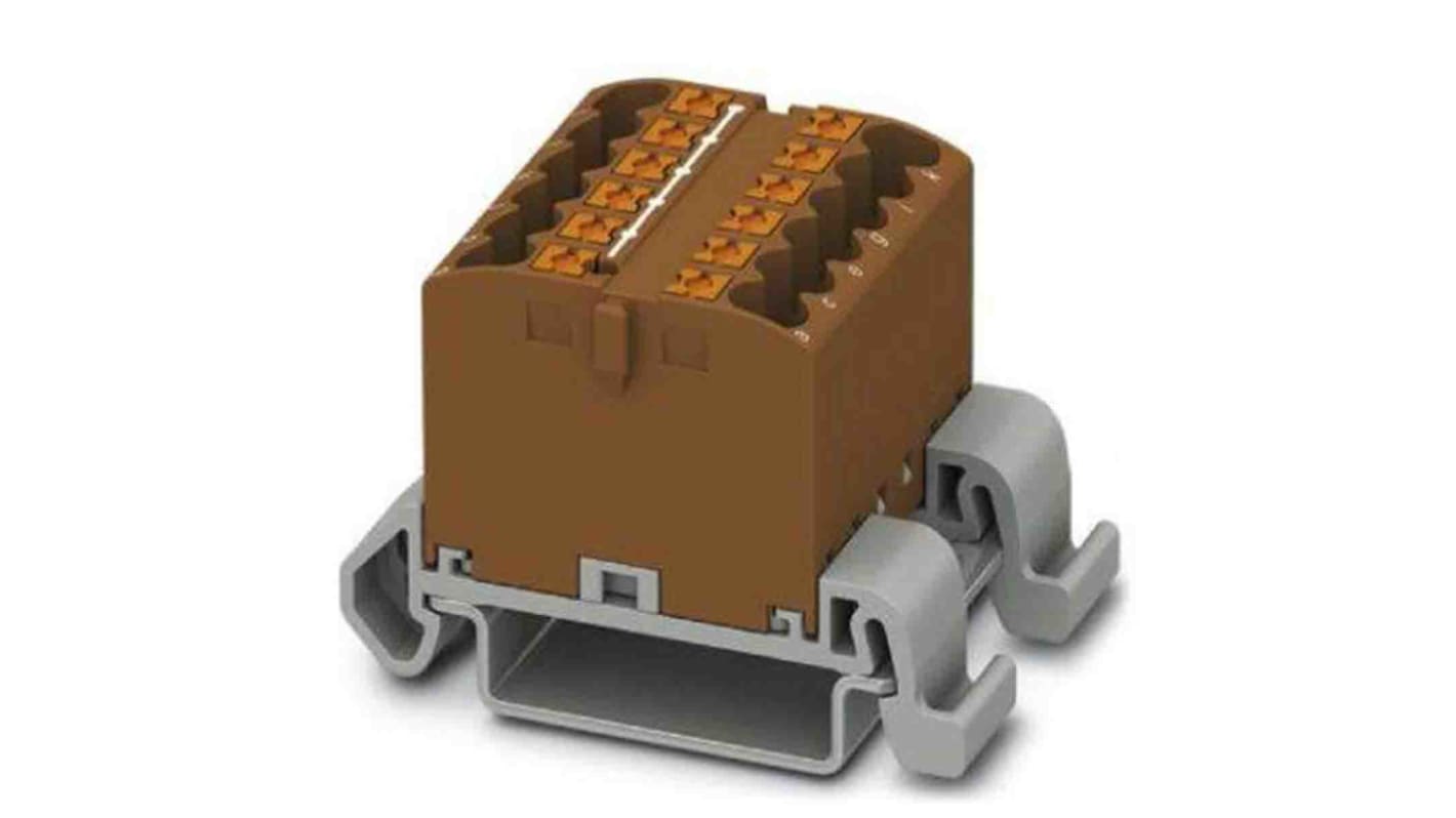 3273164 | Phoenix Contact Distribution Block, 12 Way, 4mm², 24A, 690 V ...