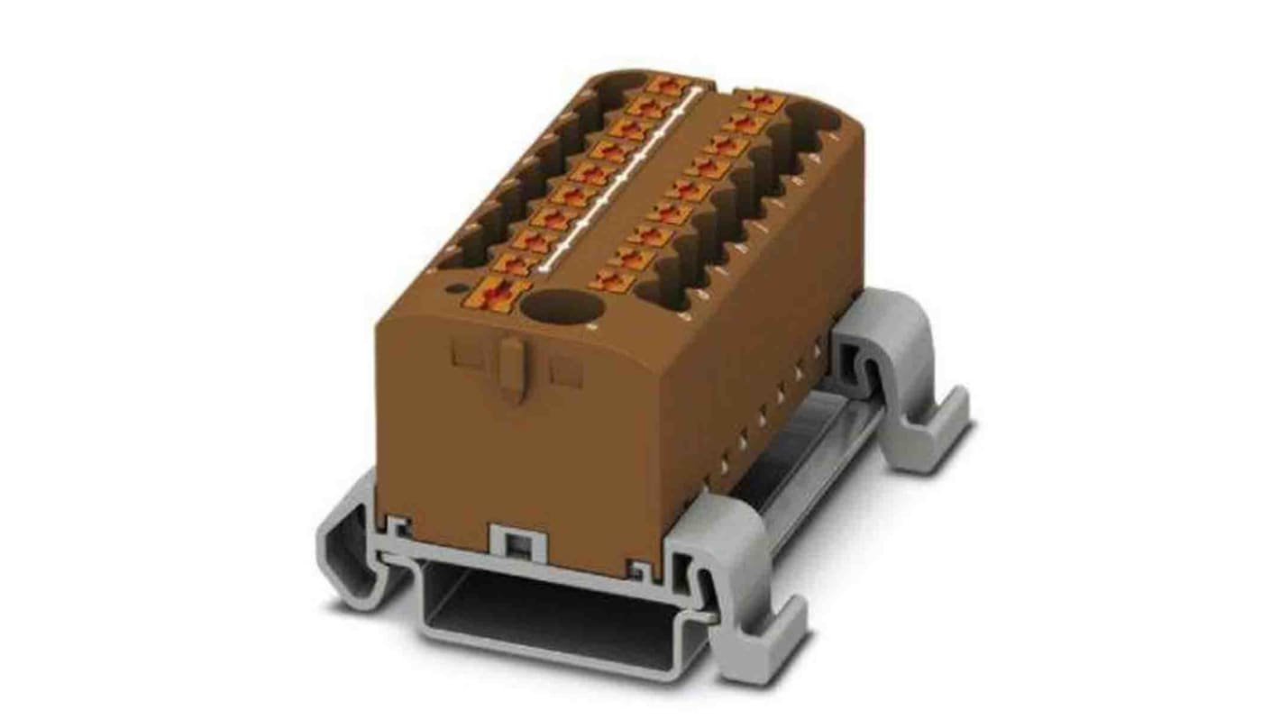 3273252 | Phoenix Contact Distribution Block, 19 Way, 4mm², 24A, 690 V ...