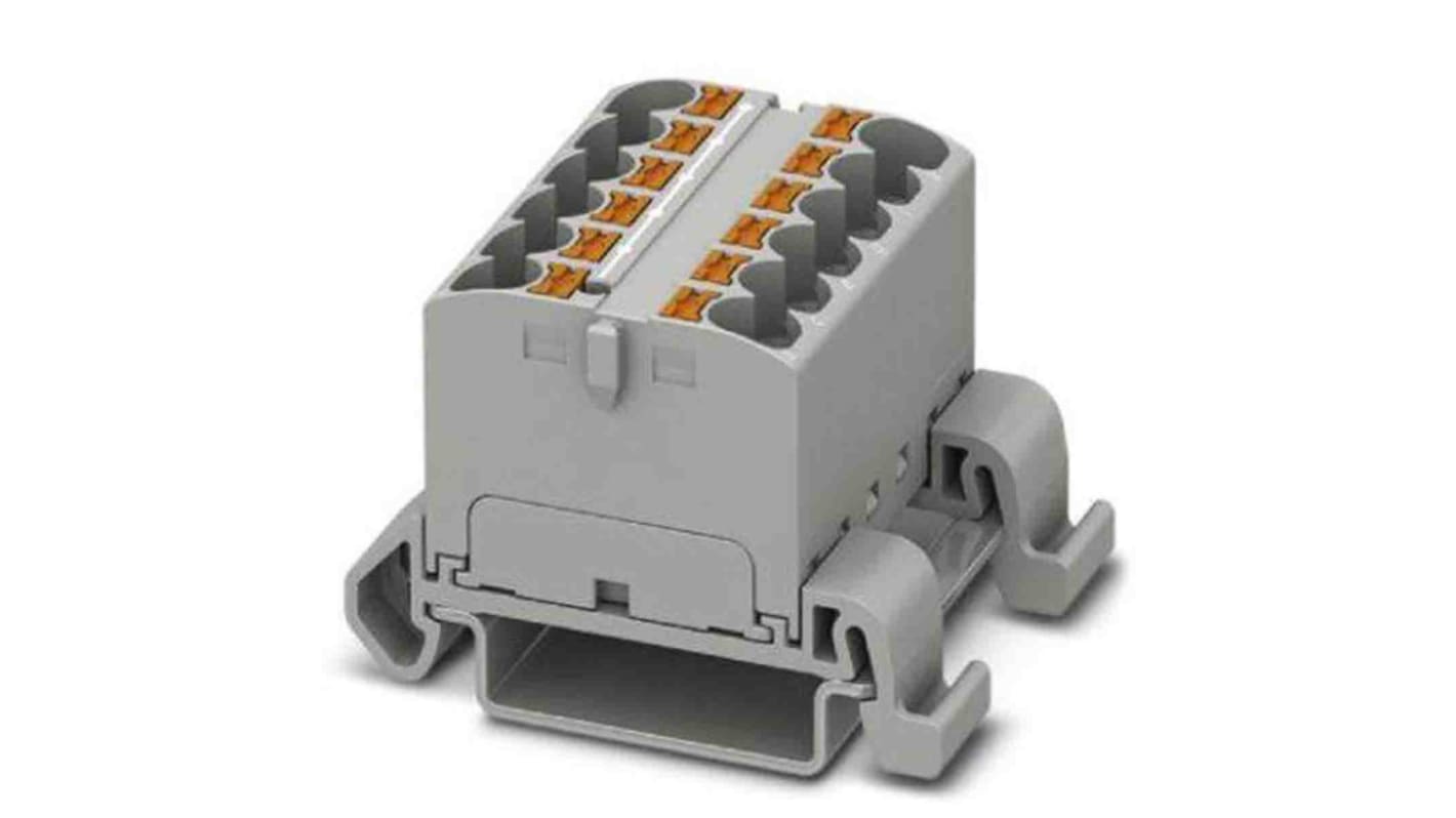 3273680 | Phoenix Contact Distribution Block, 12 Way, 0.2 → 6mm², 32A ...