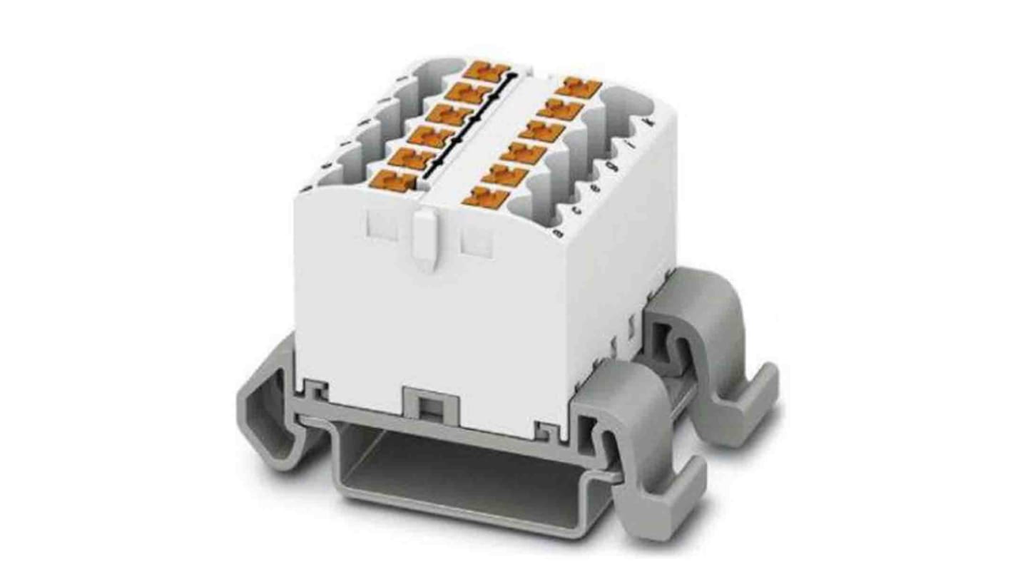 3273166 | Phoenix Contact Distribution Block, 12 Way, 4mm², 24A, 690 V ...