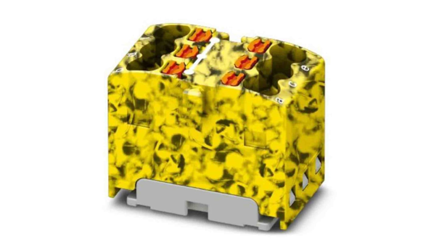 3002795 | Phoenix Contact Distribution Block, 6 Way, 2.5mm², 17.5A, 450 ...