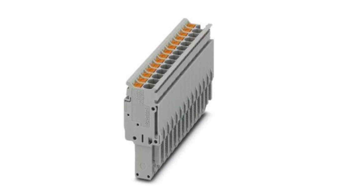 3211293 | Phoenix Contact Pluggable Terminal Block, Plug, DIN Rail ...