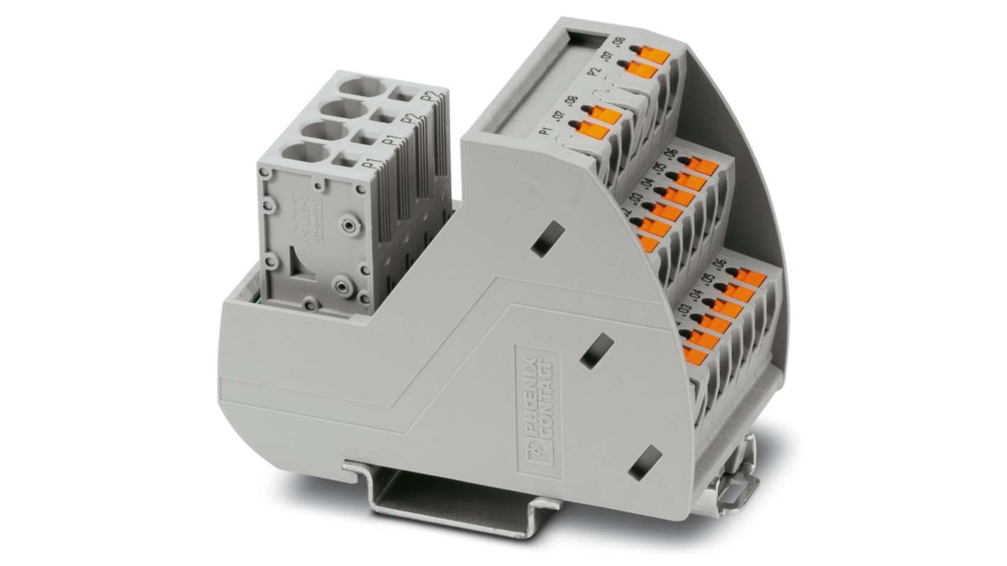 2903797 | Phoenix Contact Distribution Block, 2 Way, 0.14 → 2.5mm², 15A ...