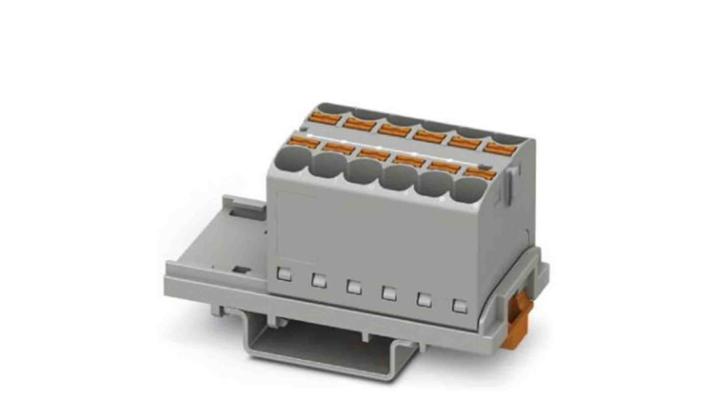 3273548 | Phoenix Contact Distribution Block, 6 Way, 0.2 → 6mm², 32A ...