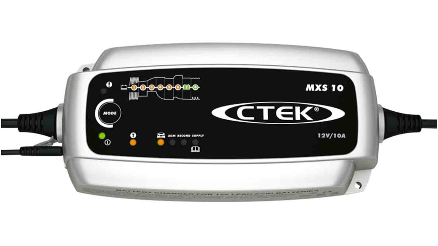 MXS 10 UK | CTEK MXS 10 Battery Charger For Lead Acid 12 V 14.4V 10A ...