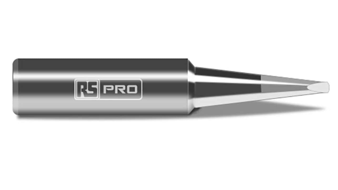 RS PRO 1.6 mm Straight Chisel Soldering Iron Tip for use with RS PRO ...
