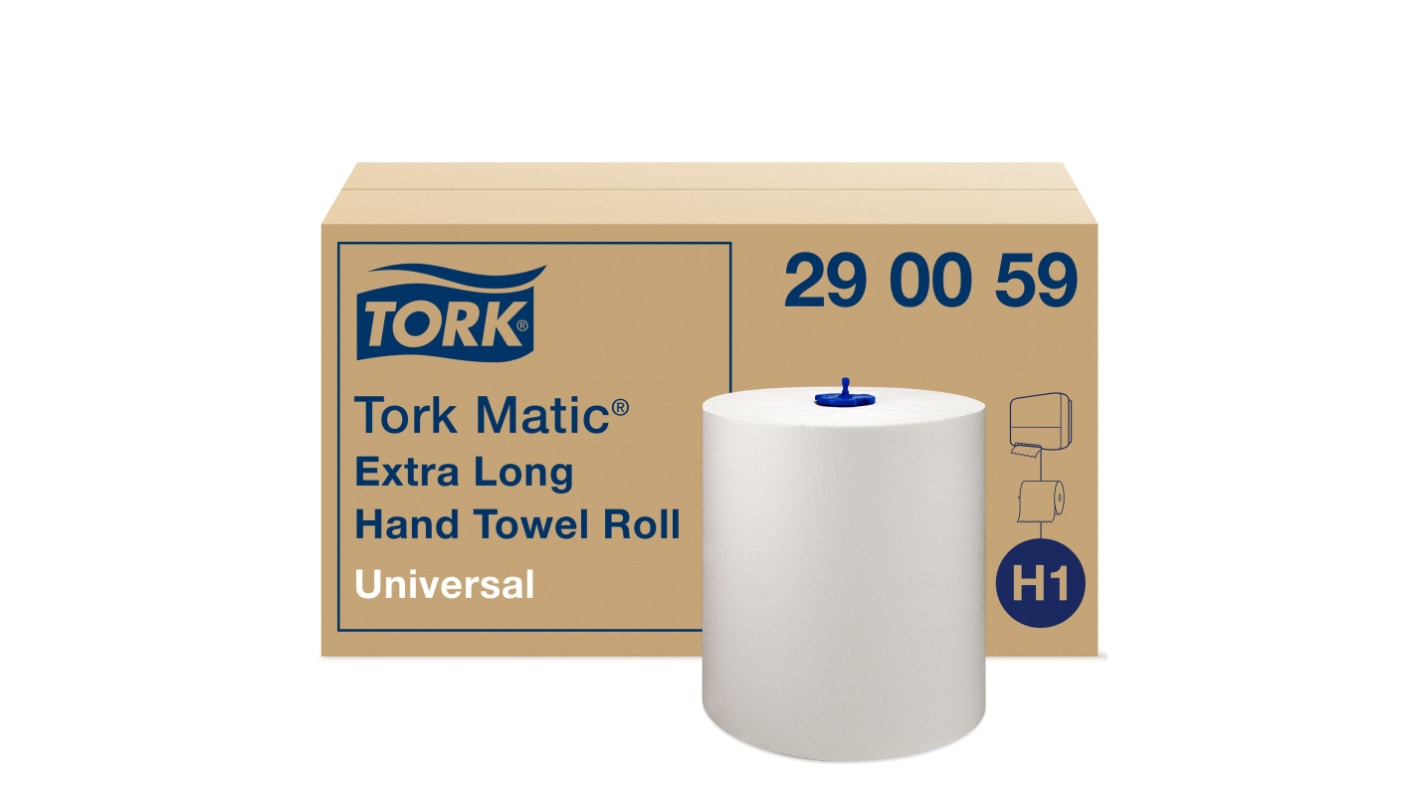 290059 | Tork Tork Matic® Universal Hand Towels Rolled White Paper ...