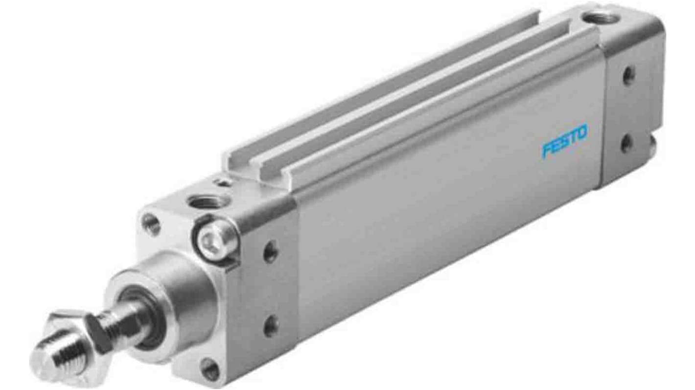Festo Pneumatic Compact Cylinder - 151141, 20mm Bore, 200mm Stroke, DZH ...