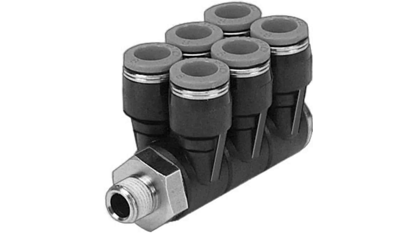 Festo クイックリリーフ弁付継手, VFFG-T-F6-11シリーズ VFFG-T-F6-11 | RS