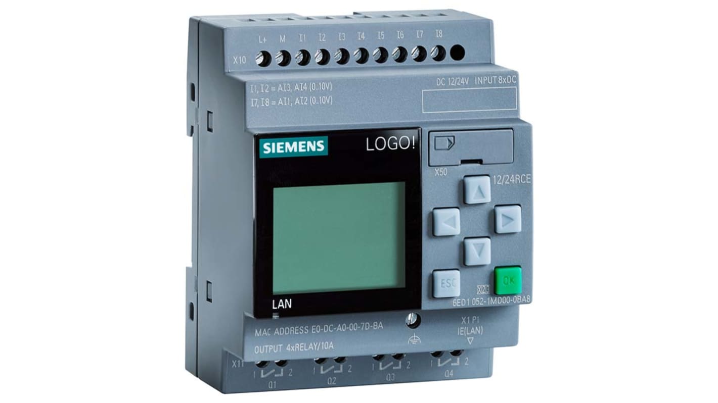 6AG1052-1MD08-7BA0 | Siemens SIPLUS LOGO! Series Logic Module, 24 V ...