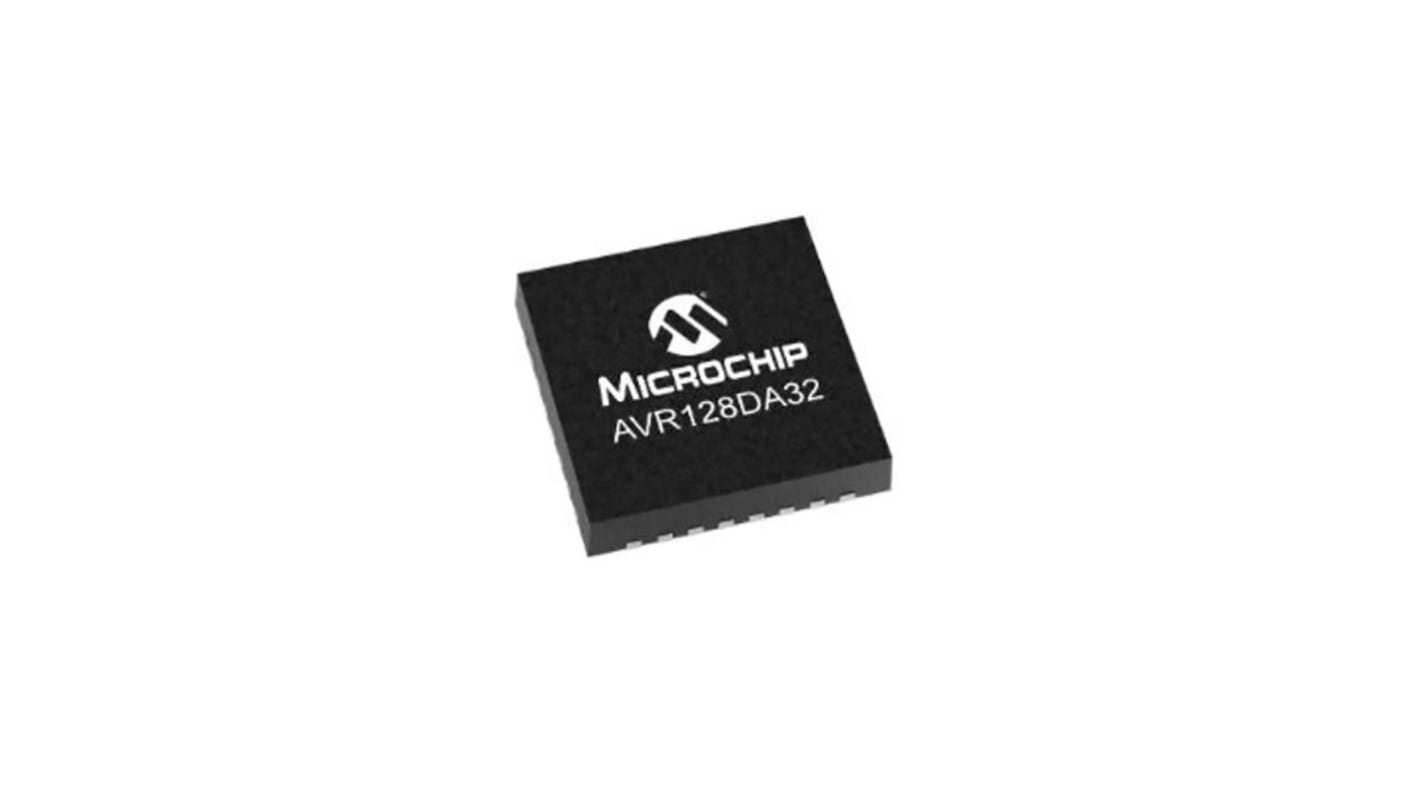 Microchip AVR128DA32-I/PT, 8bit AVR Microcontroller, AVR-DA, 24MHz, 128 kB Flash, 32-Pin TQFP | RS