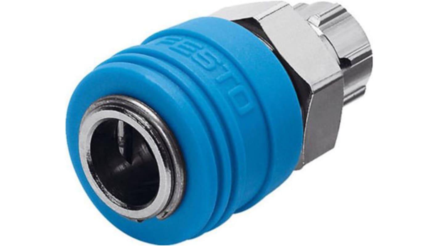 KD4-CK-6 | Festo Brass Female Pneumatic Quick Connect Coupling, 14mm ...