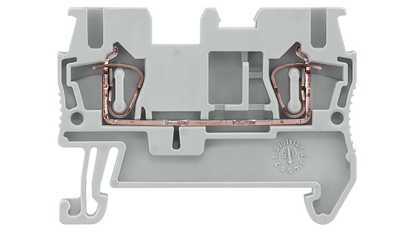 8WH2000-0AF00 | Siemens 8WH Series Grey Non-Fused DIN Rail Terminal, 2 ...