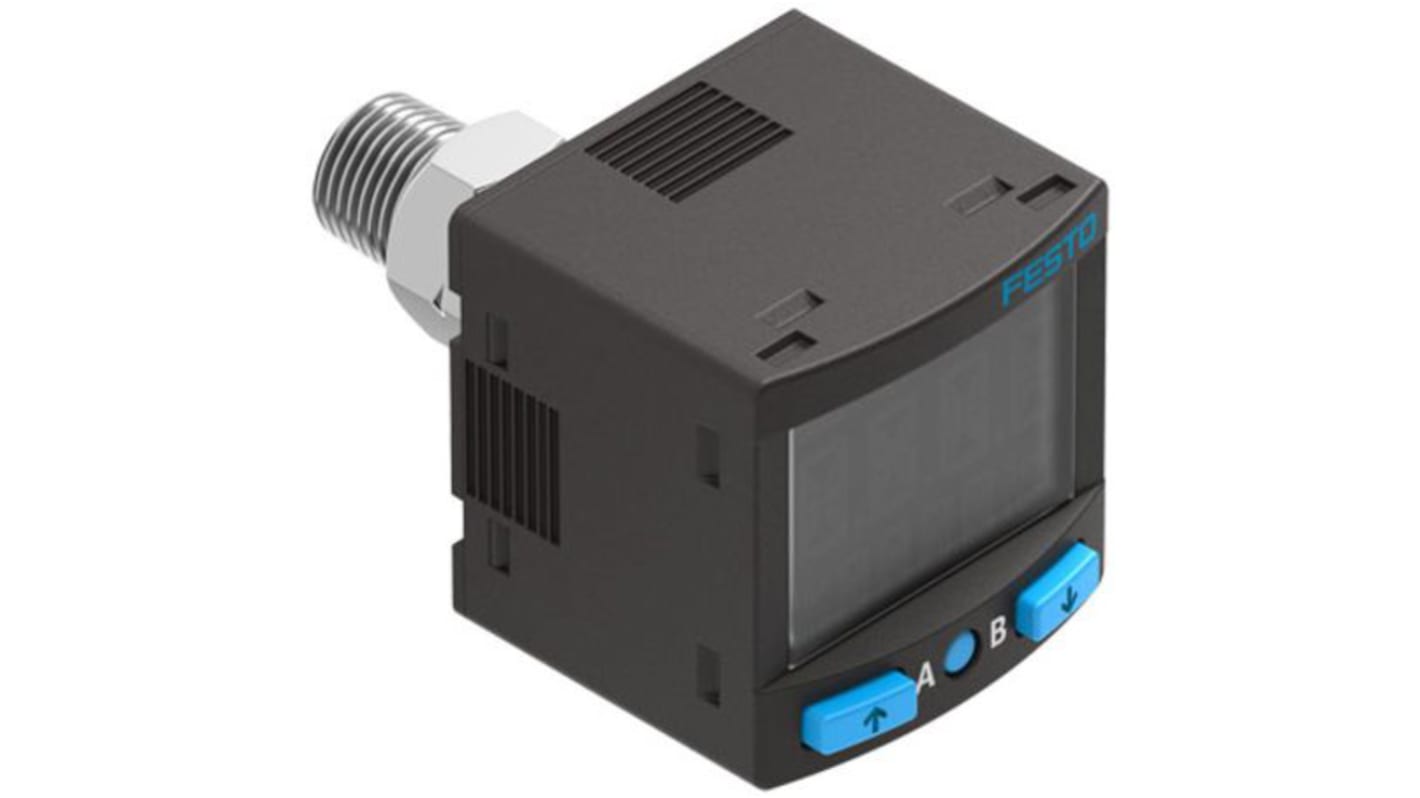 SPAN-V1R-R18M-PN-PN-L1 | Festo Pressure Sensor 5bar, 30V dc, IP40 0bar | RS