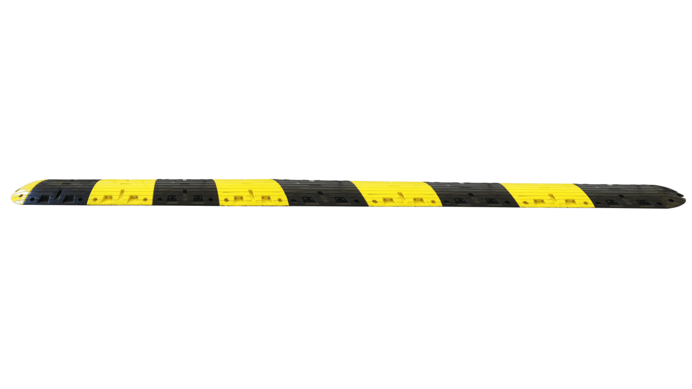 RS PRO Rubber Speed Bump, 5 m x 500mm x 70 mm, 15km/h Speed Limit | RS