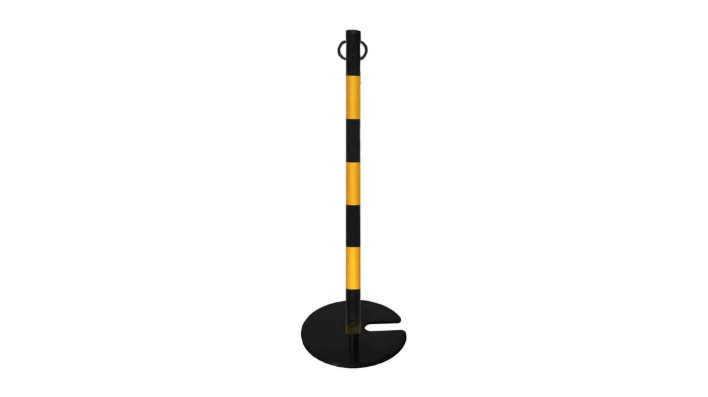 RS PRO Black & Yellow Steel Barrier Post | RS