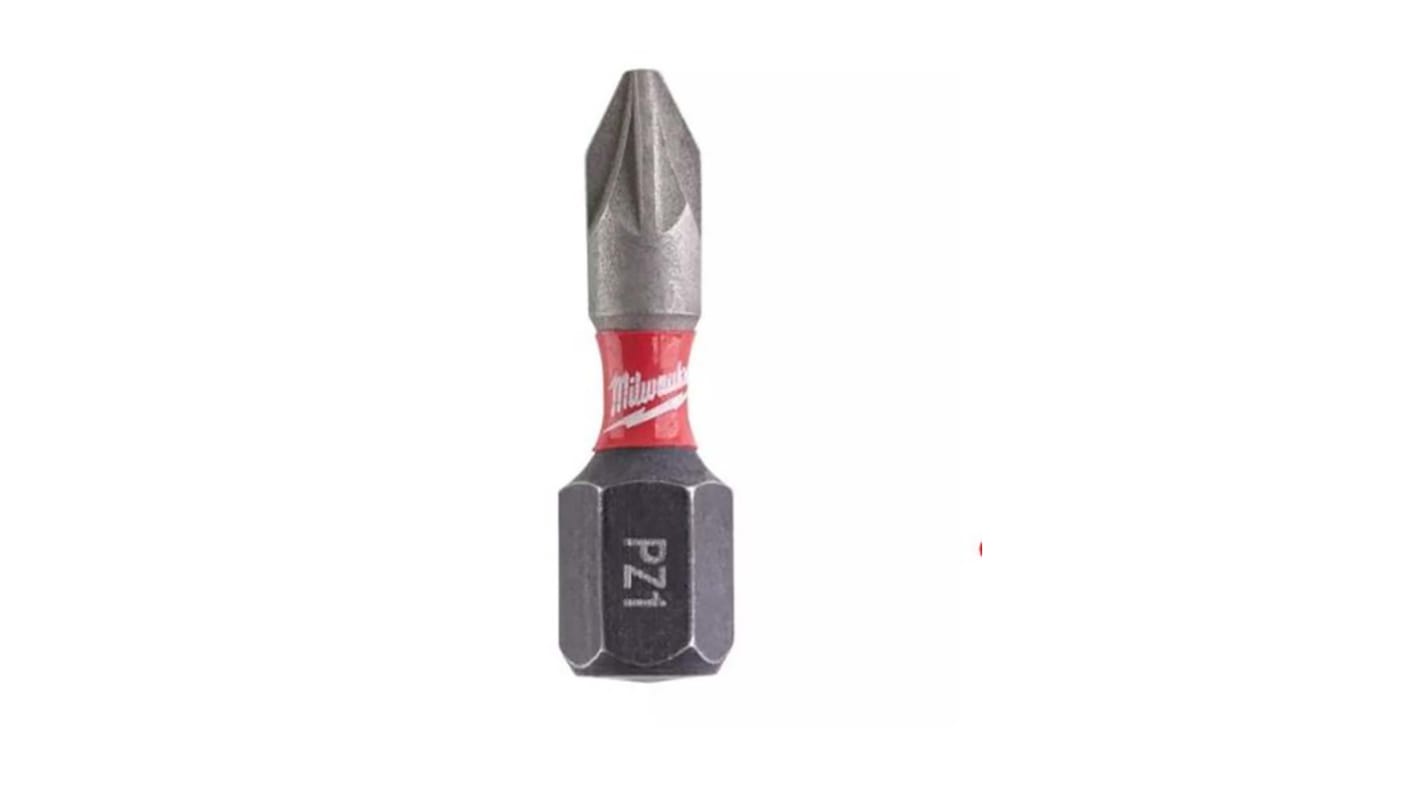 4932472038 | Milwaukee Pozidriv Screwdriver Bit, PZ1 Tip | RS
