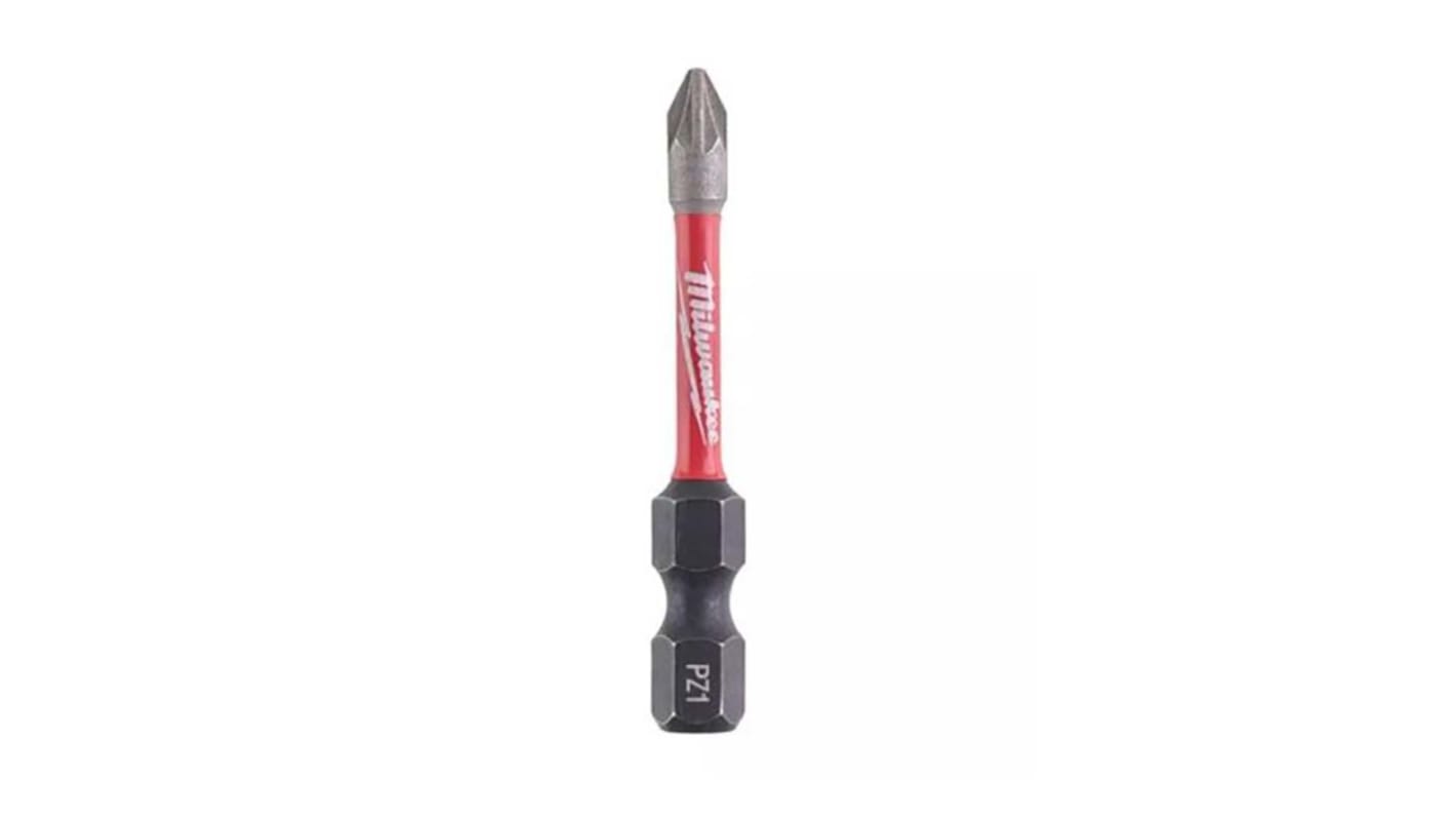 4932471566 | Milwaukee Pozidriv Screwdriver Bit, PZ1 Tip | RS