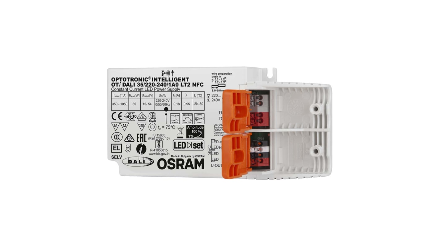 OTi-DALI-35/220-240/1A0-Box | Osram LED-Treiber 240 V, Ausgang 54V / 1.05A Konstantstrom | RS