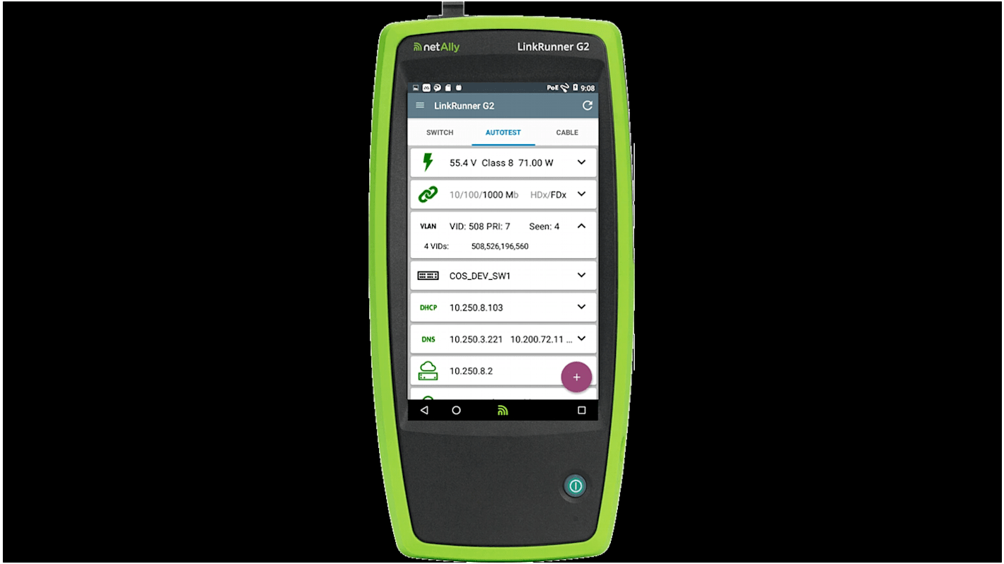 LR-G2-KIT | NetAlly Network Tester RJ45, EXG-200 | RS