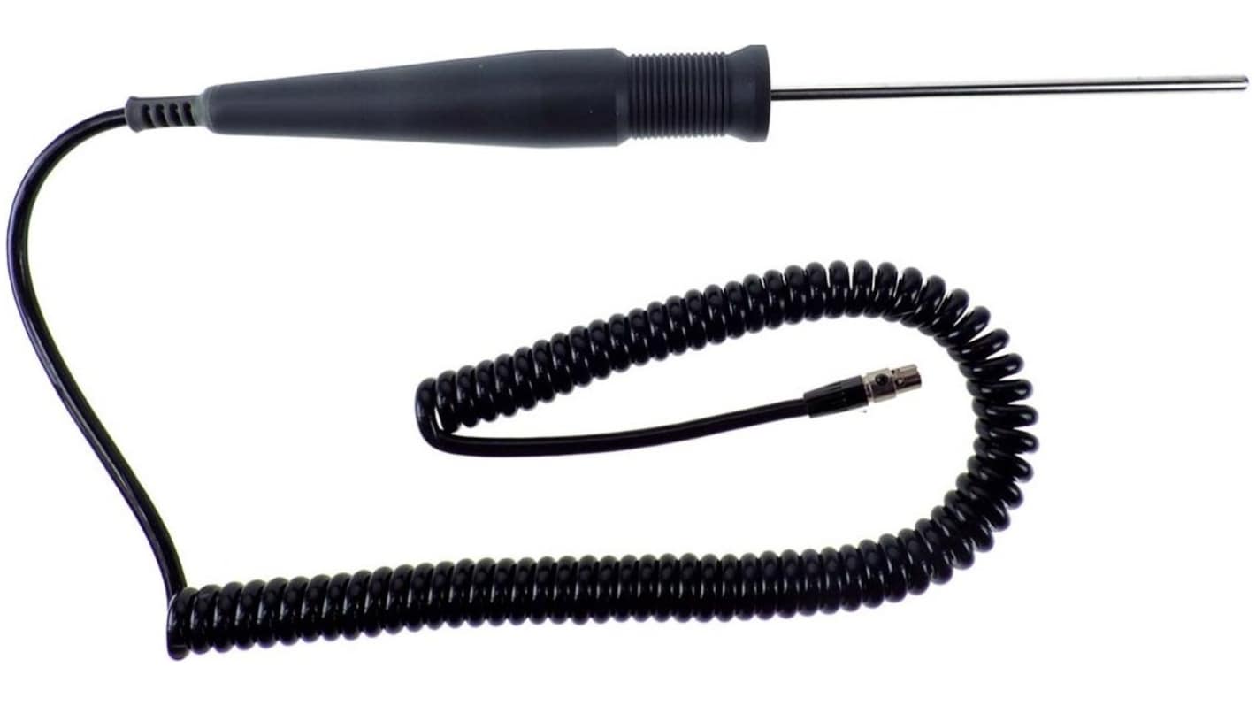 RS PRO PT100 Domed General Purpose Temperature Probe, 100mm Length, 4mm ...