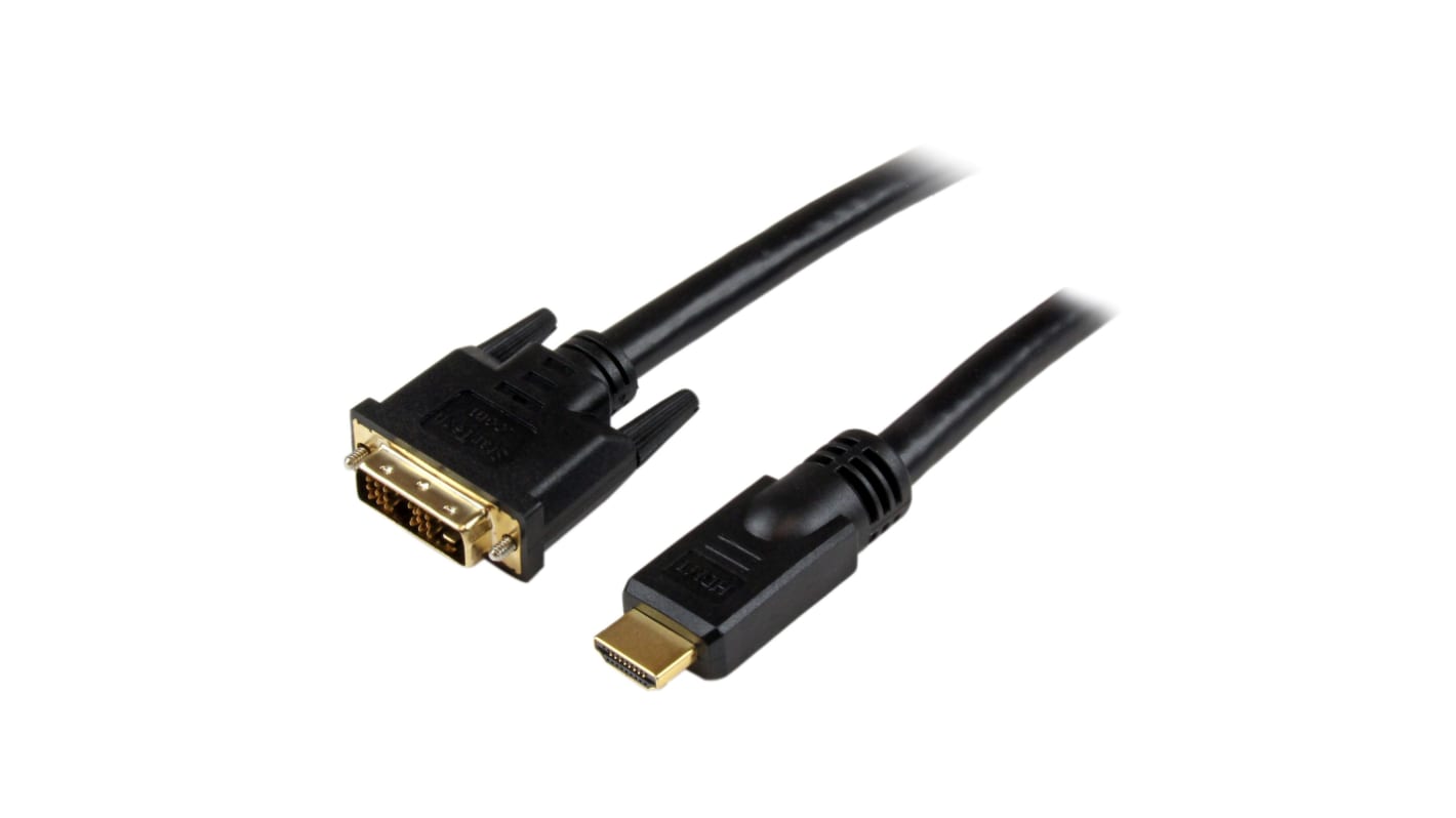 HDDVIMM7M | StarTech.com 1920 x 1200 Male HDMI to Male DVI-D Single ...