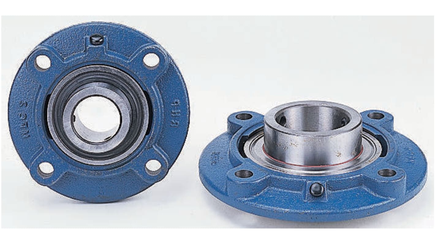 4 Hole Flange Bearing Unit, MFC1 1/4, 19.05mm ID | RS