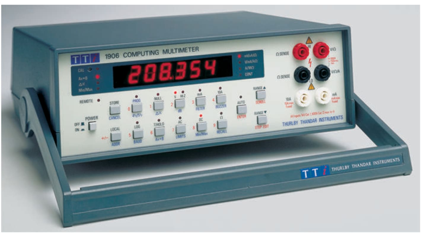 58122-0280 | Aim-TTi 1906 Bench LED Digital Multimeter, True RMS, 10A ...