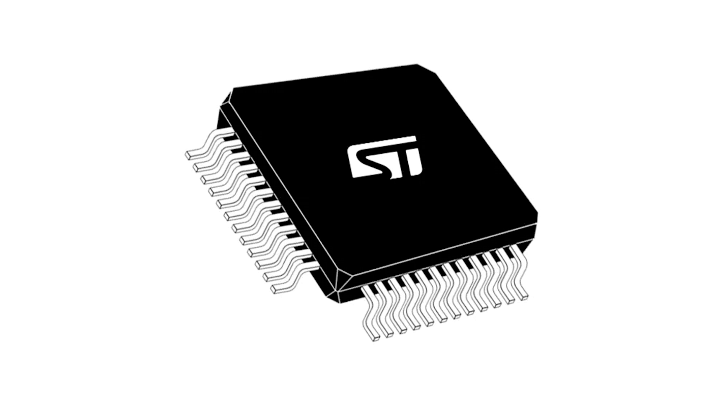 STMicroelectronics STM32G491CET6, 32bit ARM Cortex M4 Microcontroller MCU, STM32G4, 48MHz, 512 ...