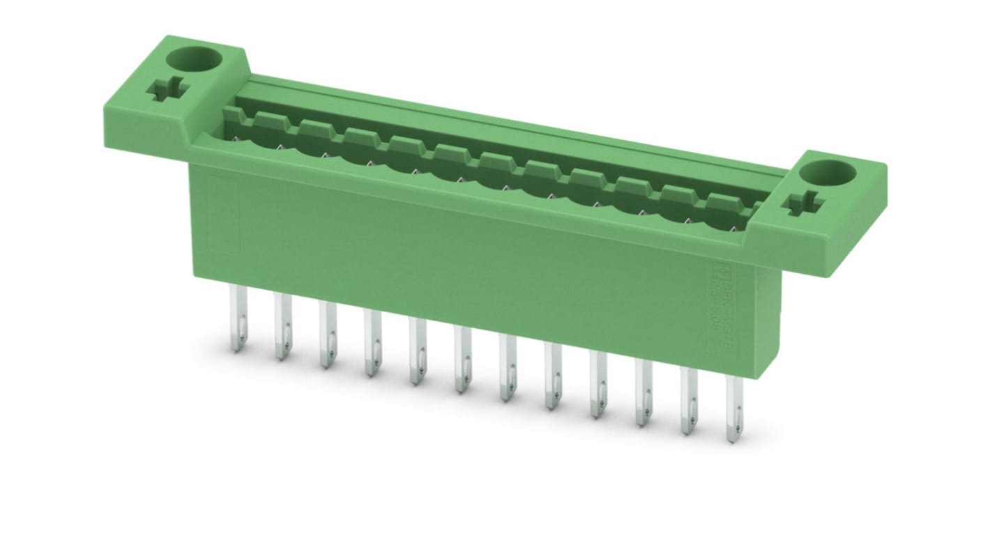 0707332 | Phoenix Contact 5.08mm Pitch 12 Way Pluggable Terminal Block ...